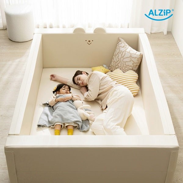 ALZIP Family Bumper Bed Milky Bear | Babyhouse Australia