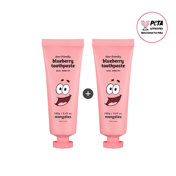 Mongdies Dear Friendly Blueberry Toothpaste [100g] 【1+1】 | Babyhouse ...